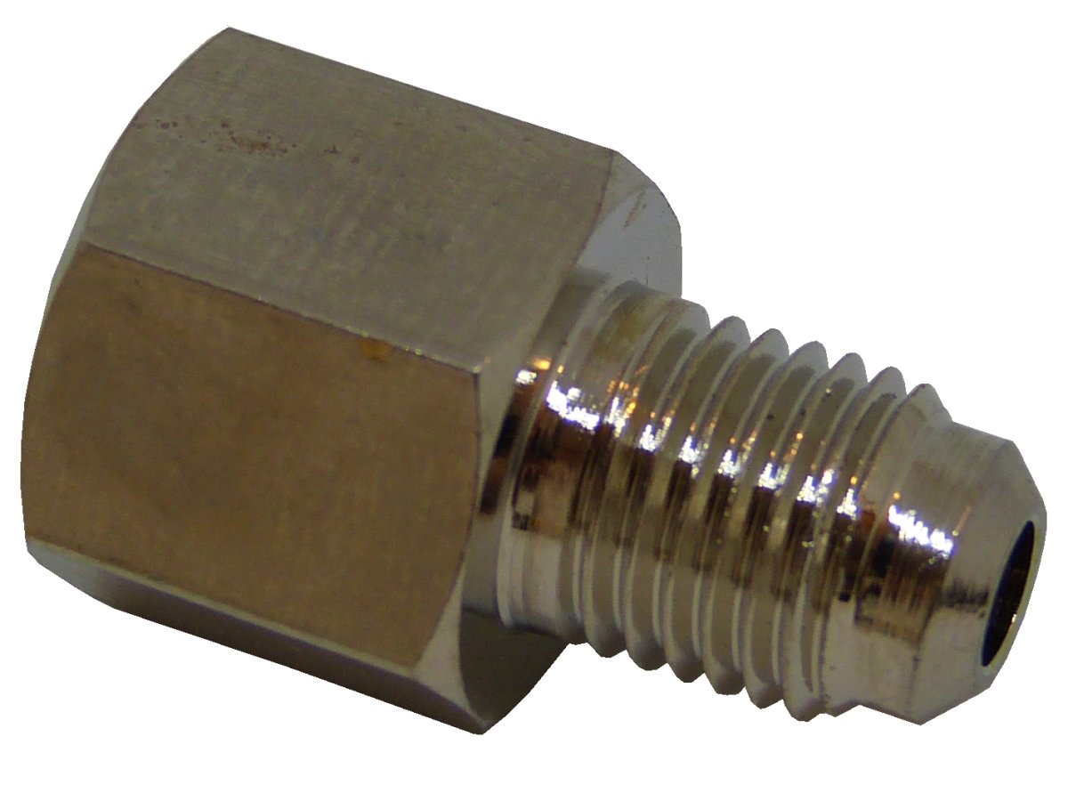 Adapter til Nitrogen Test Sæt, 1/4" NPT F - 1/4" FL M - Trykprøvning ...